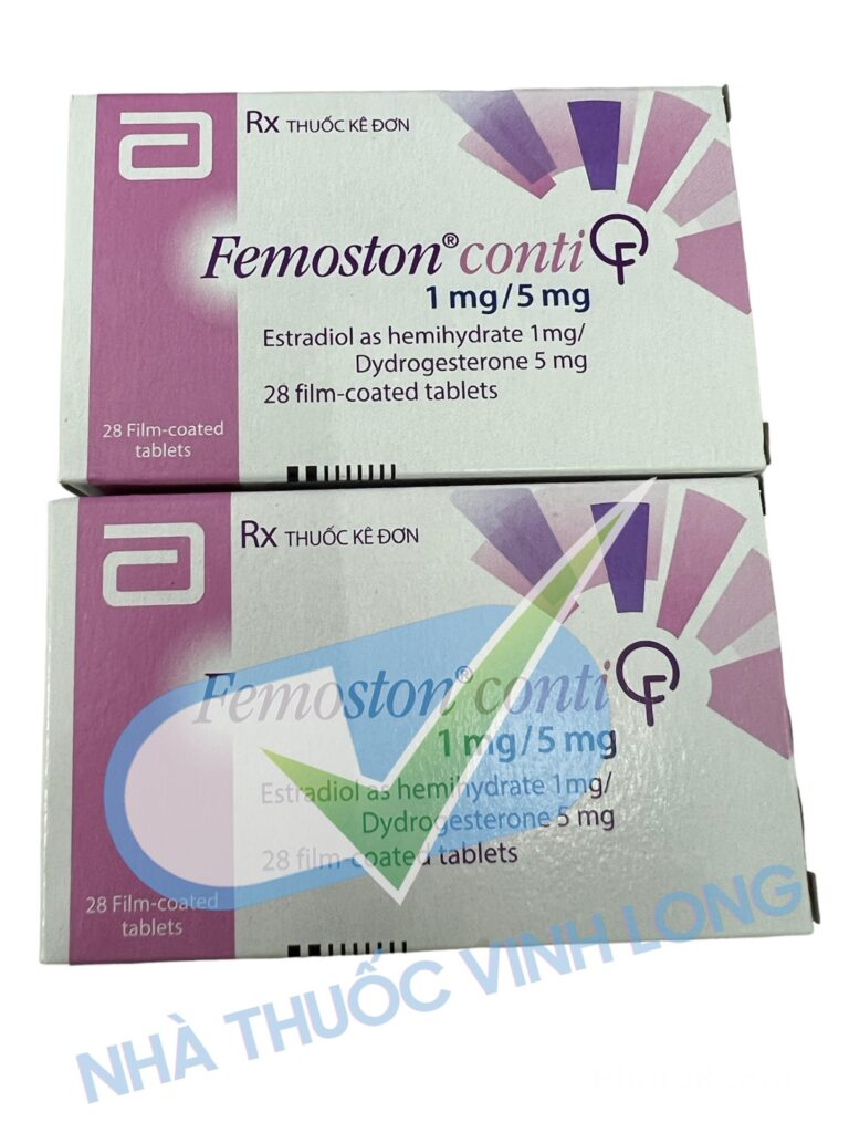 Thuốc Femoston Conti 1/5 mg điều trị thiếu hụt Estrogen